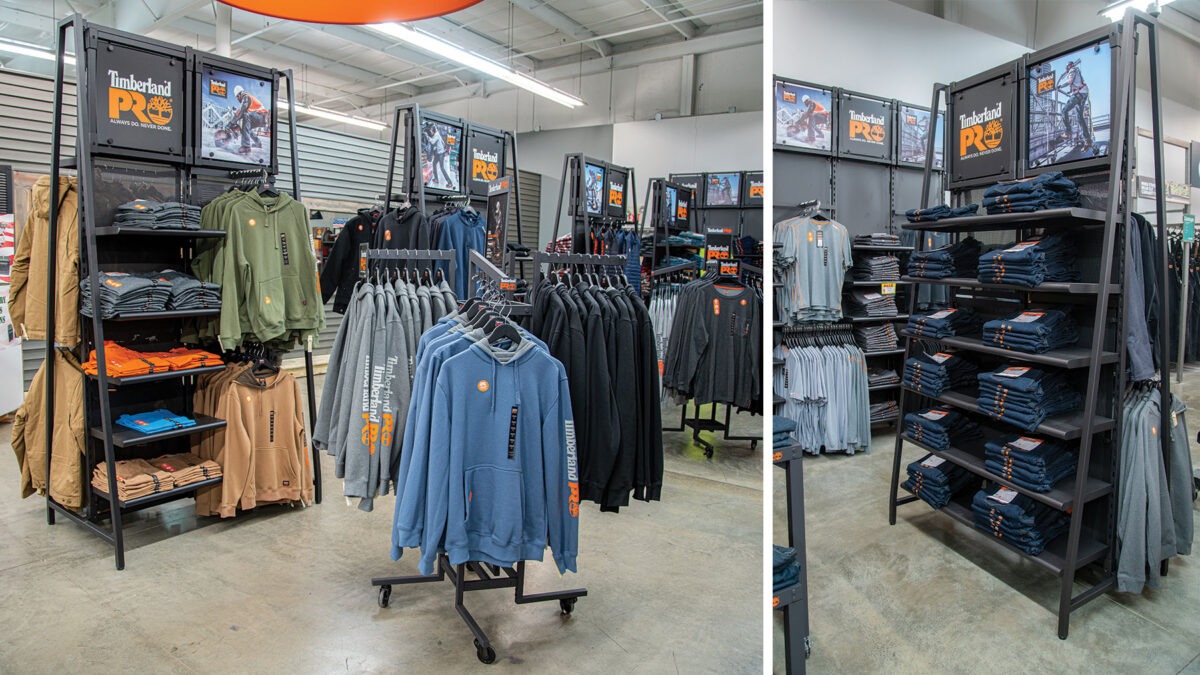 TIMBERLAND PRO - Burnside Retail Store Fixture Collection