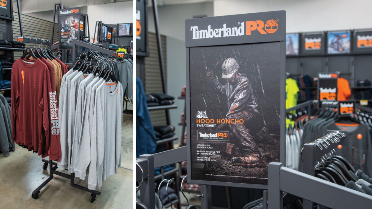 TIMBERLAND PRO - Burnside Retail Store Fixture Collection