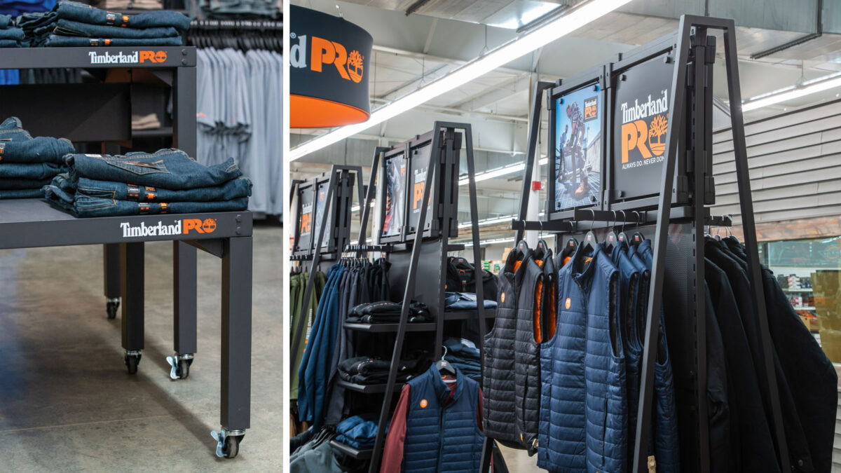 TIMBERLAND PRO - Burnside Retail Store Fixture Collection