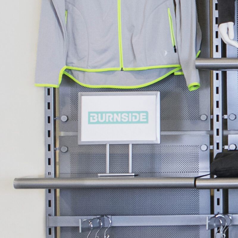 Sign & Graphic Holders - Burnside Retail Store Fixture Collection